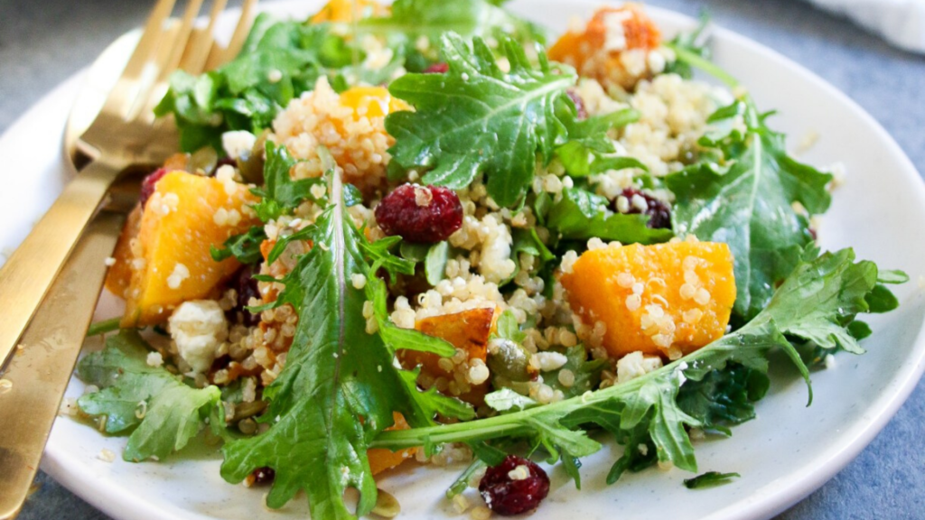 Salata sa rukolom, bundevom i jabukom